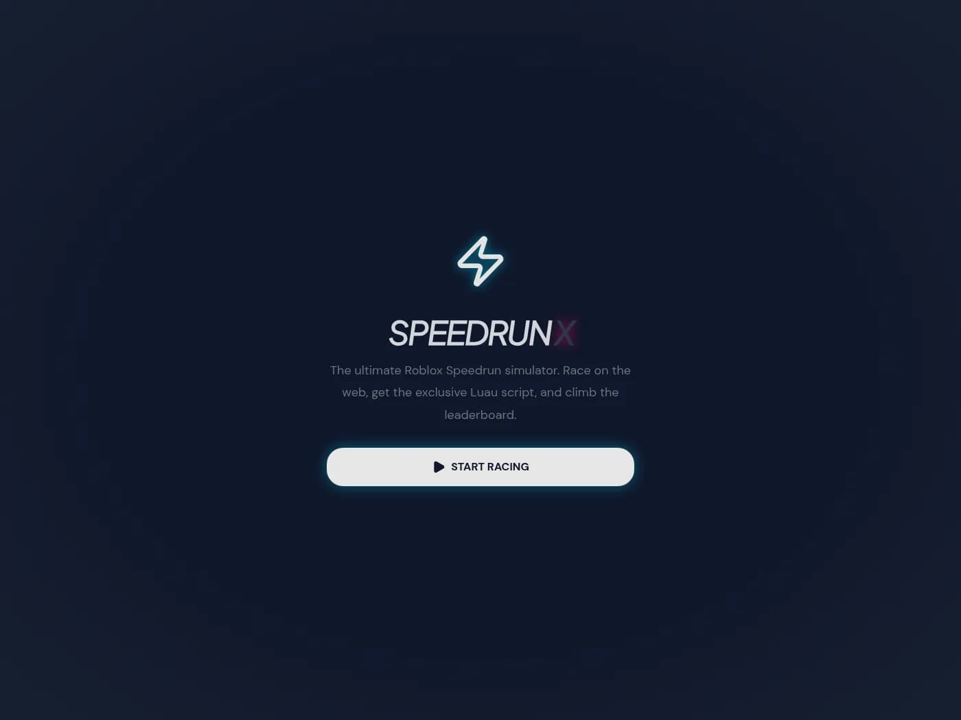 Roblox Speedrun Game