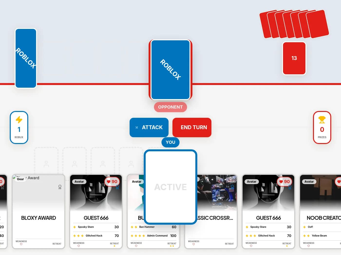 Roblox TCG Battle