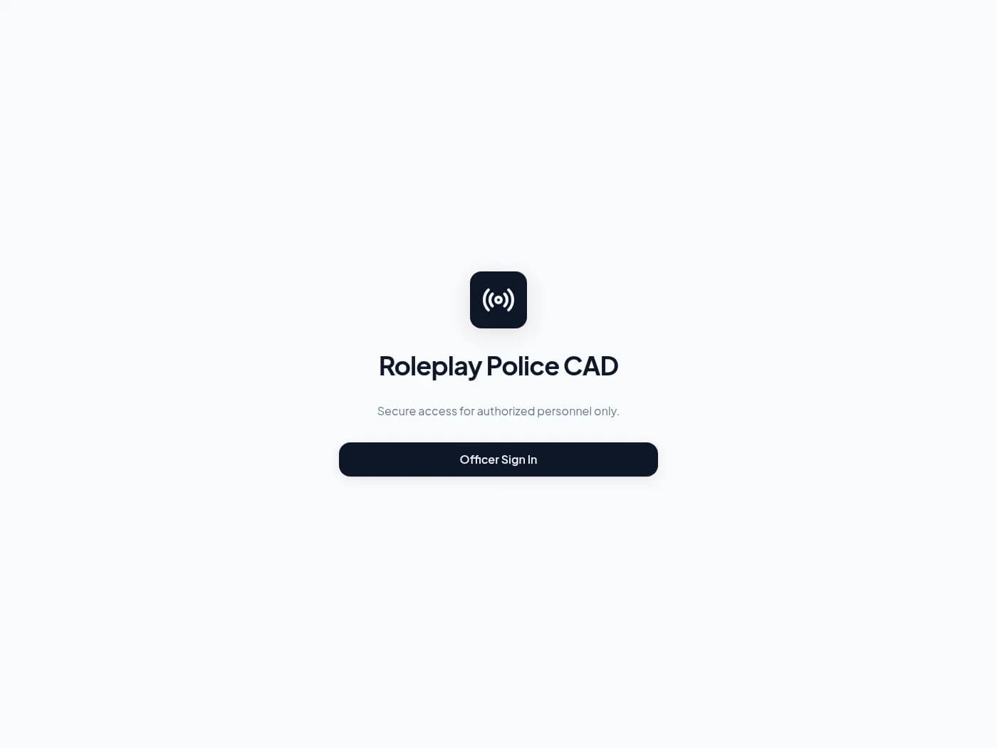 Roleplay Police CAD