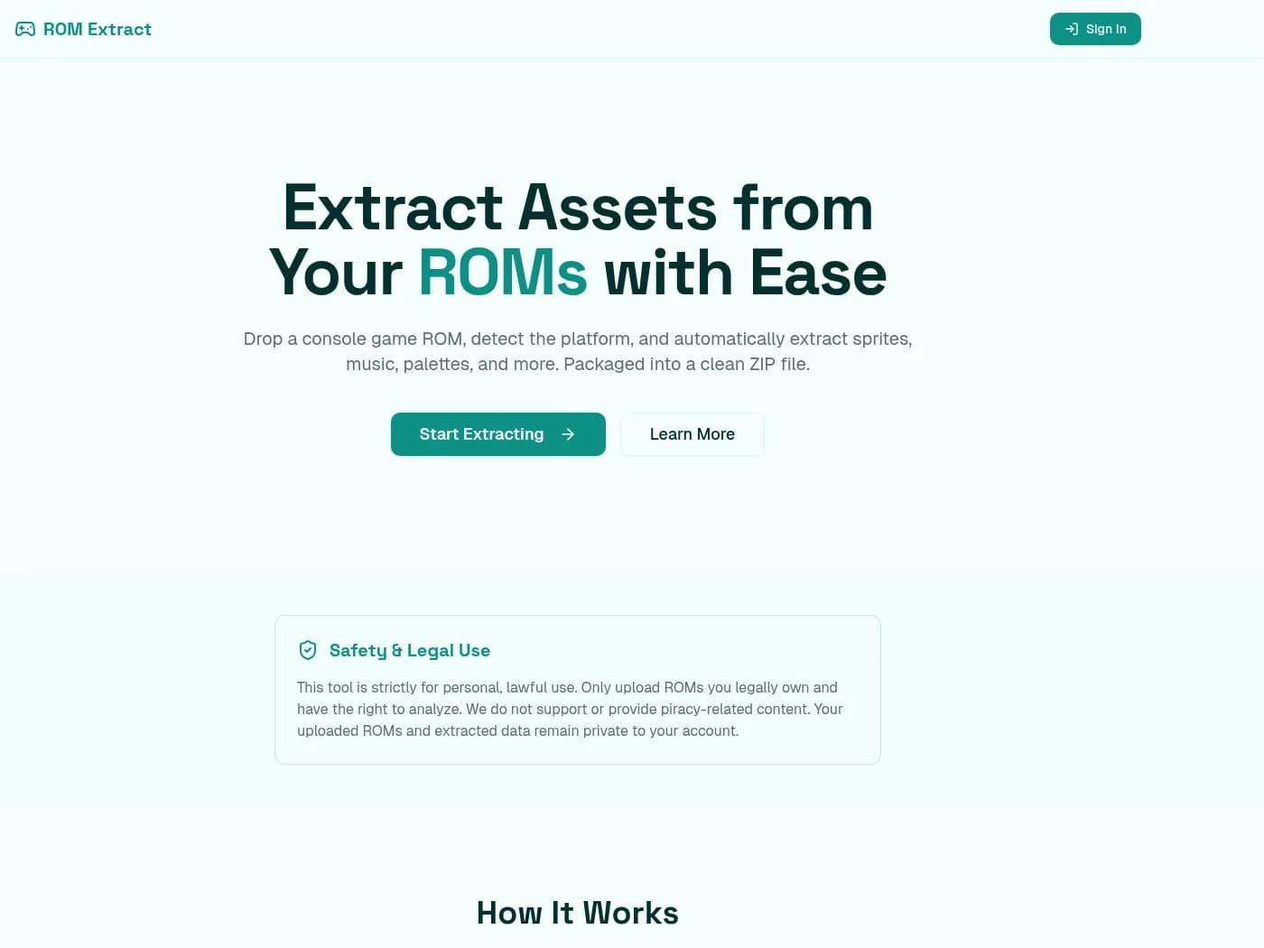 ROM Asset Extractor