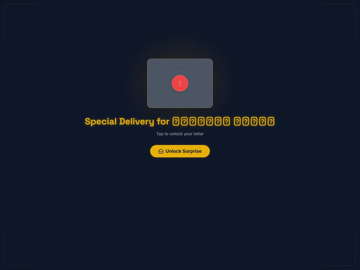 Secure Love Letter Site