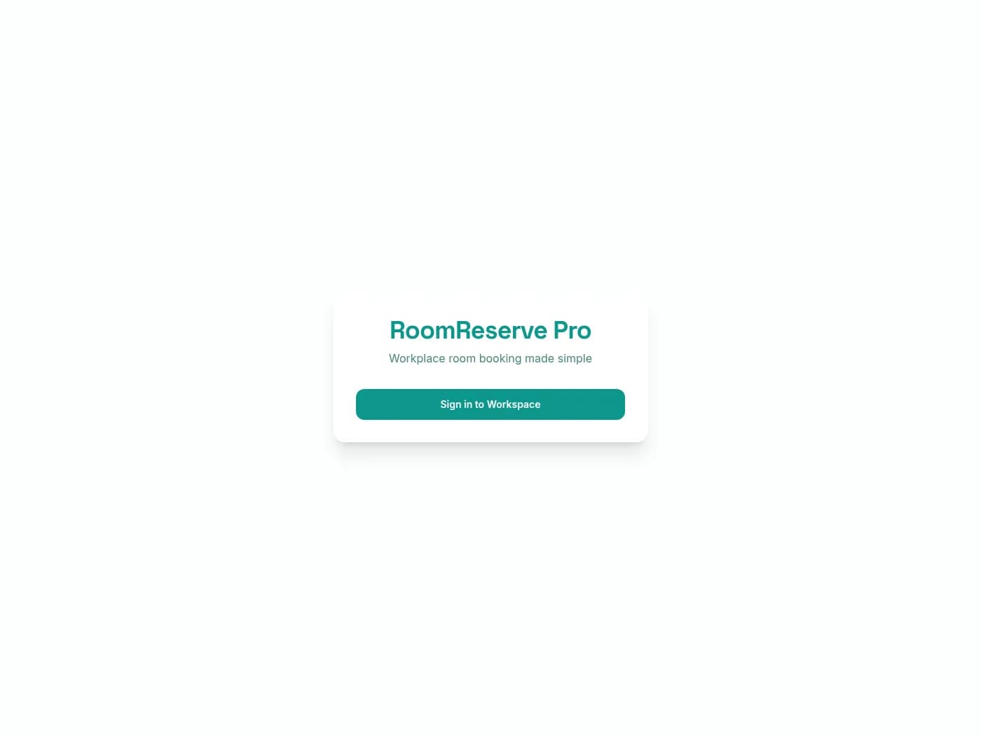 RoomReserve Pro