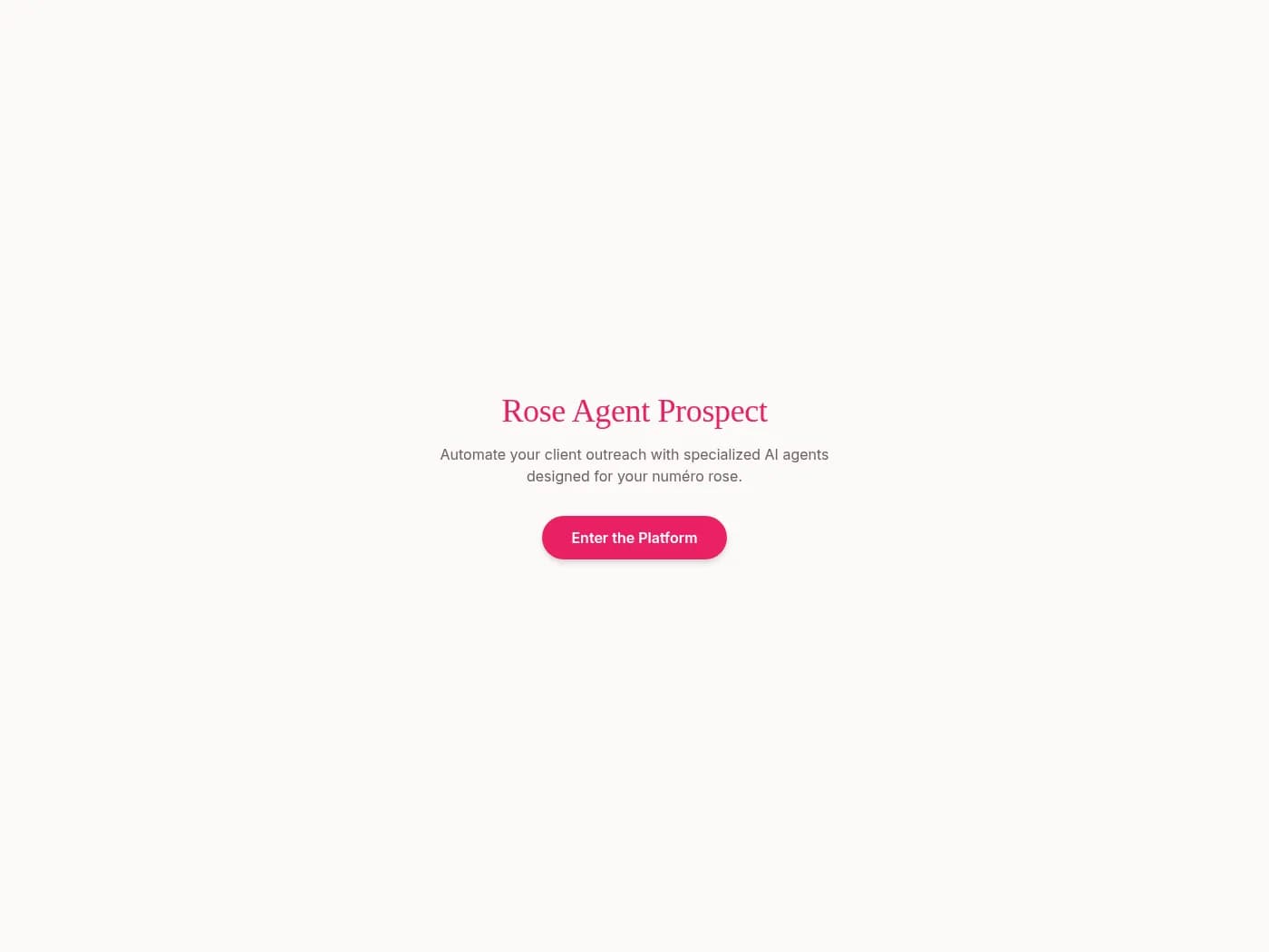 Rose Agent Prospect