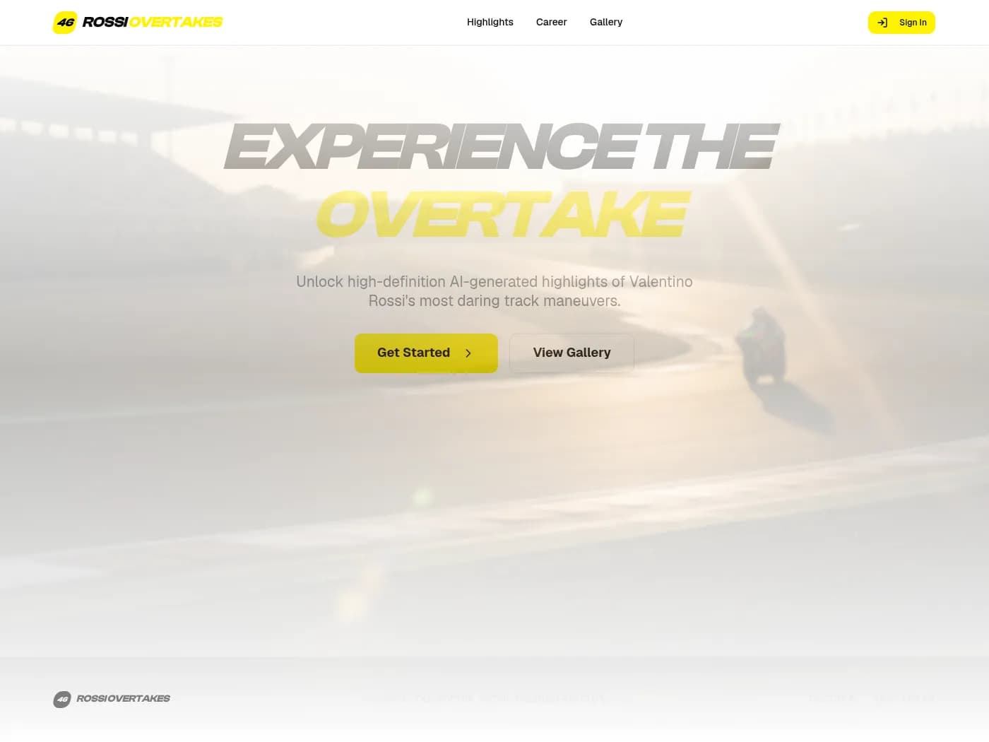 Rossi Overtake Highlights