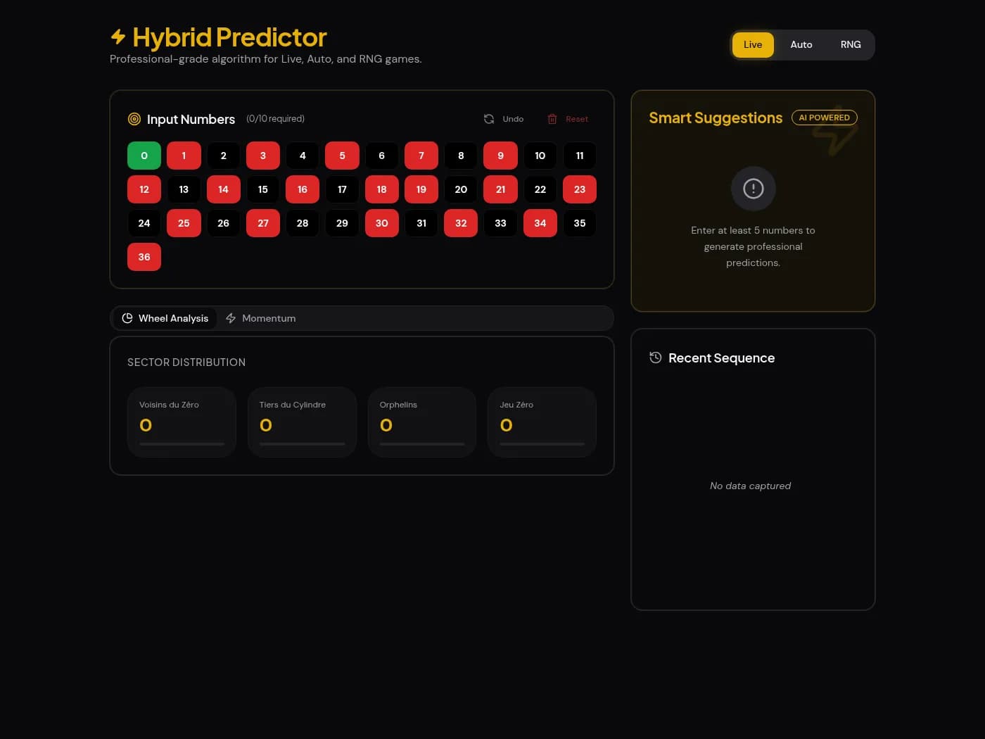 Hybrid Roulette Predictor