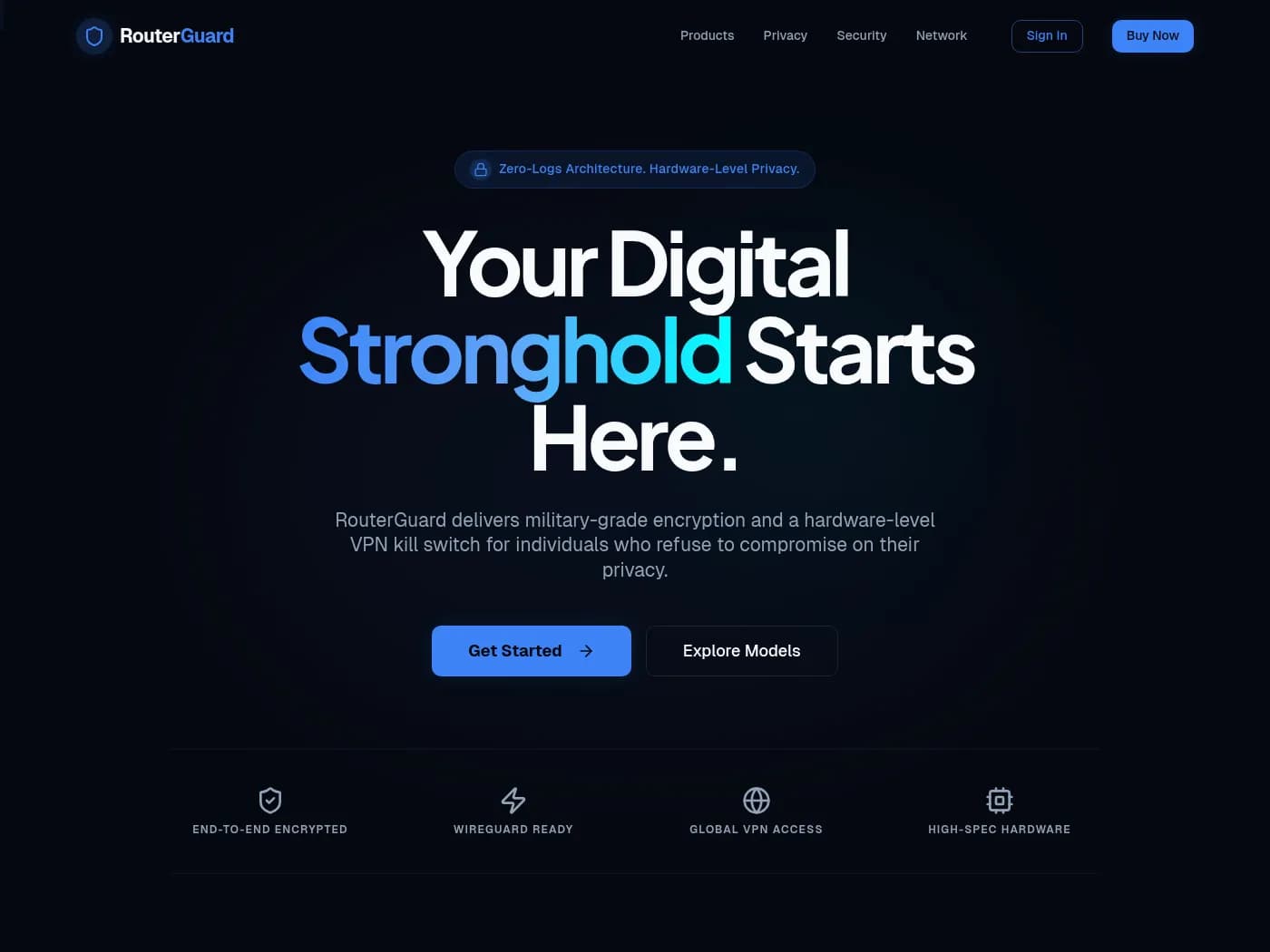 RouterGuard Landing Page