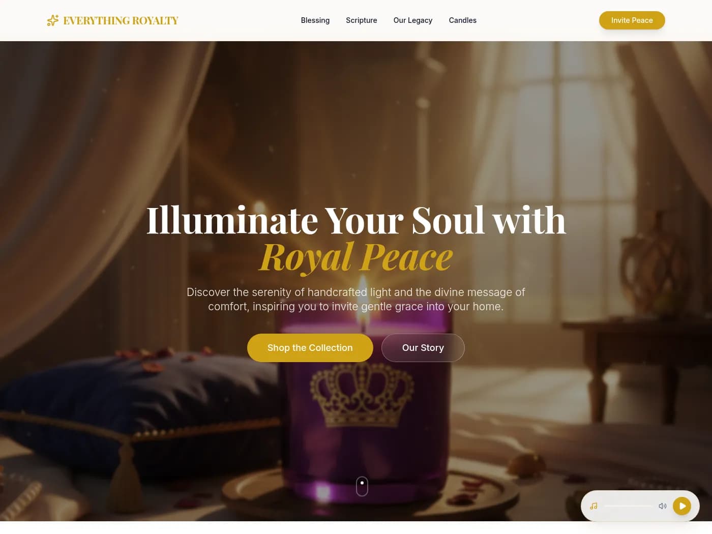 Royal Peace Candle Site