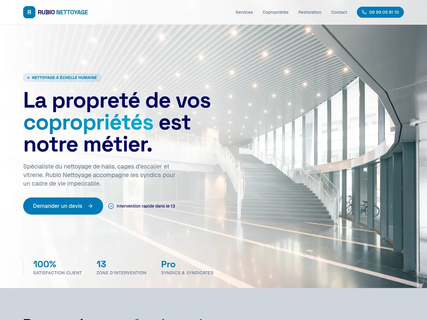 Rubio Nettoyage Site