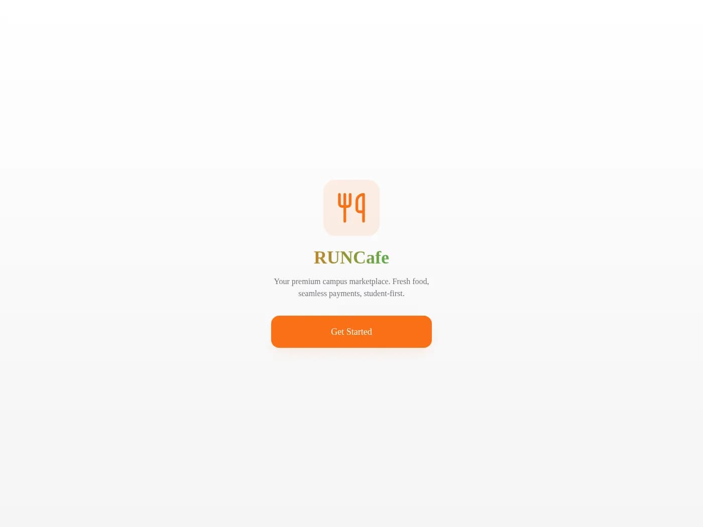 RUNCafe Campus Marketplace