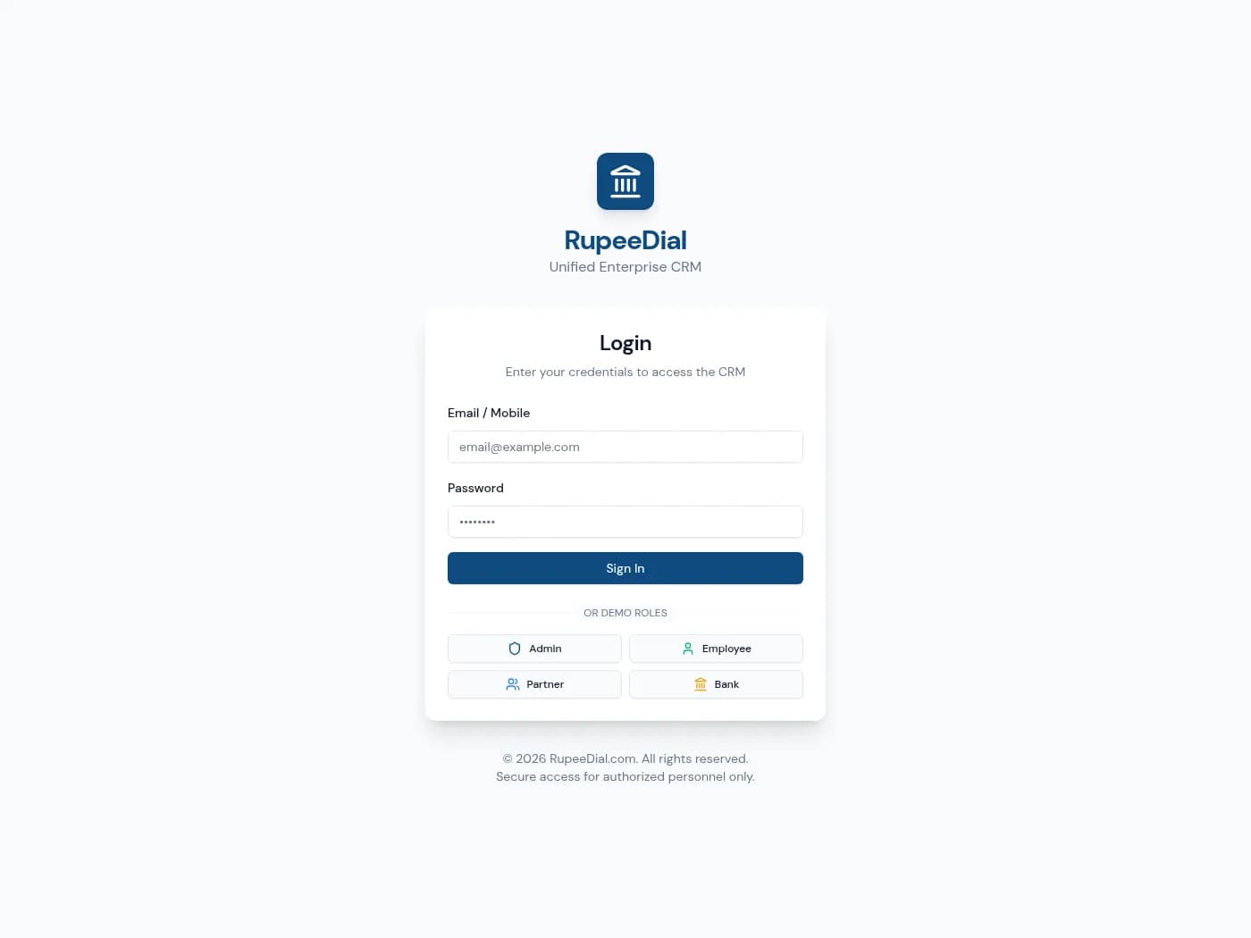 RupeeDial Unified CRM