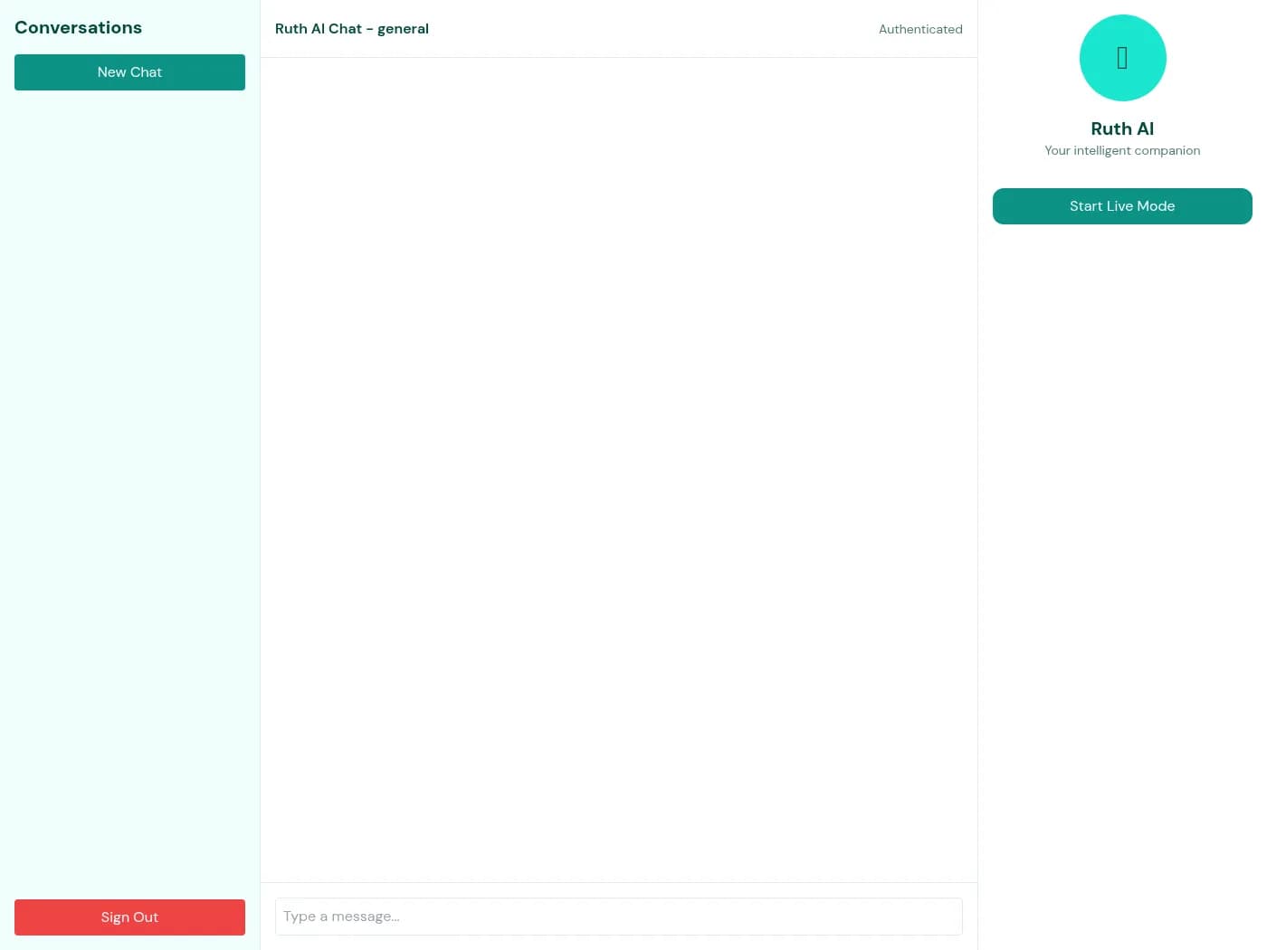 Ruth AI Chat App