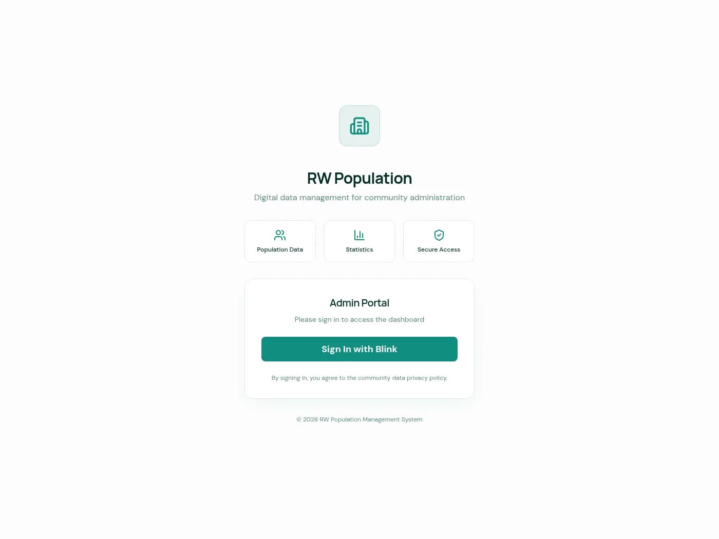 RW Population Dashboard