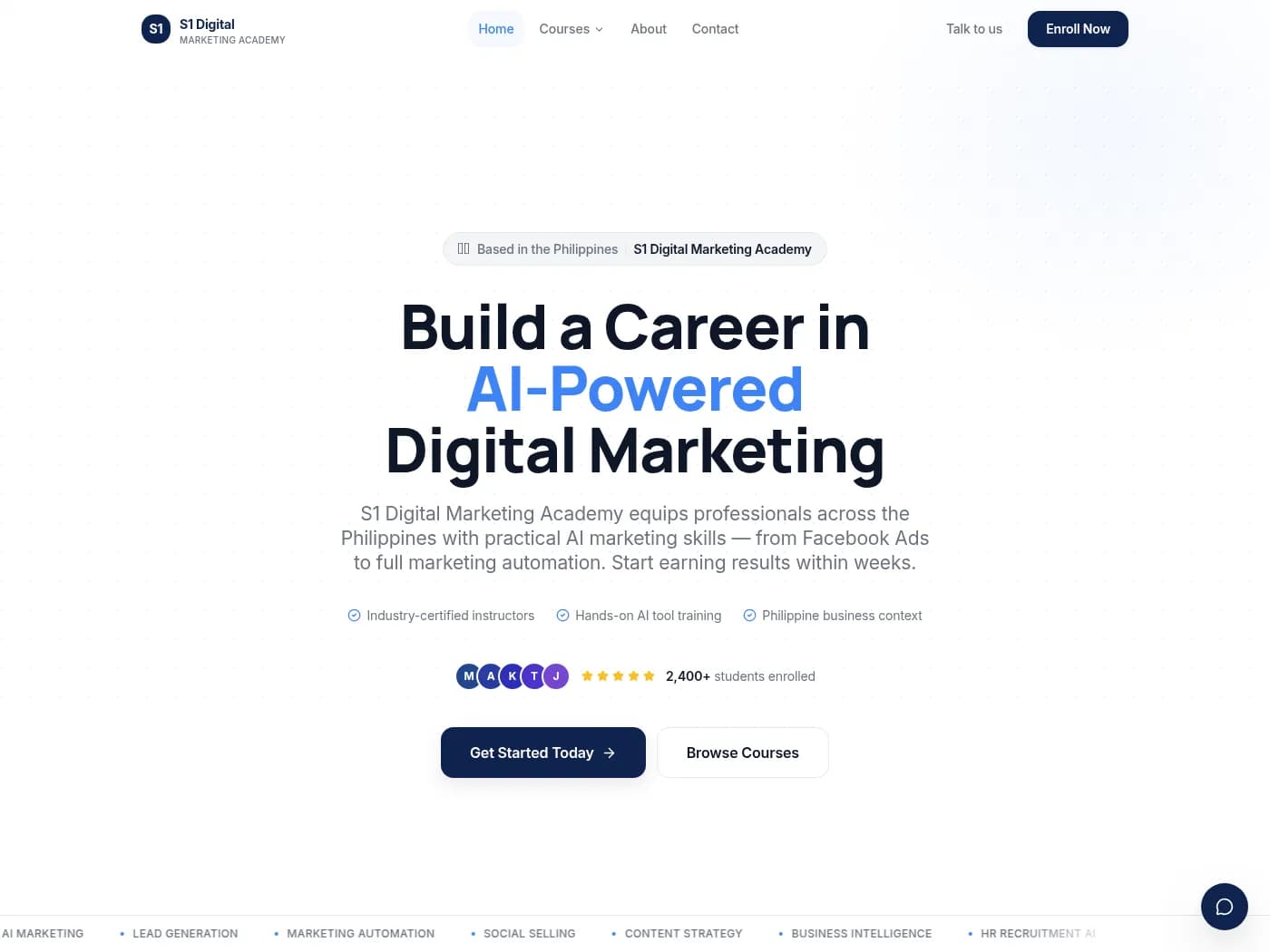 S1 AI Marketing Academy