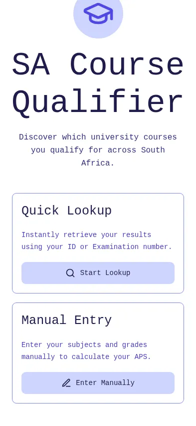 Course Qualifier SA