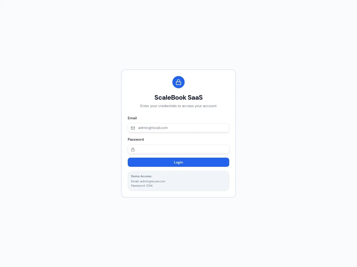 ScaleBook SaaS