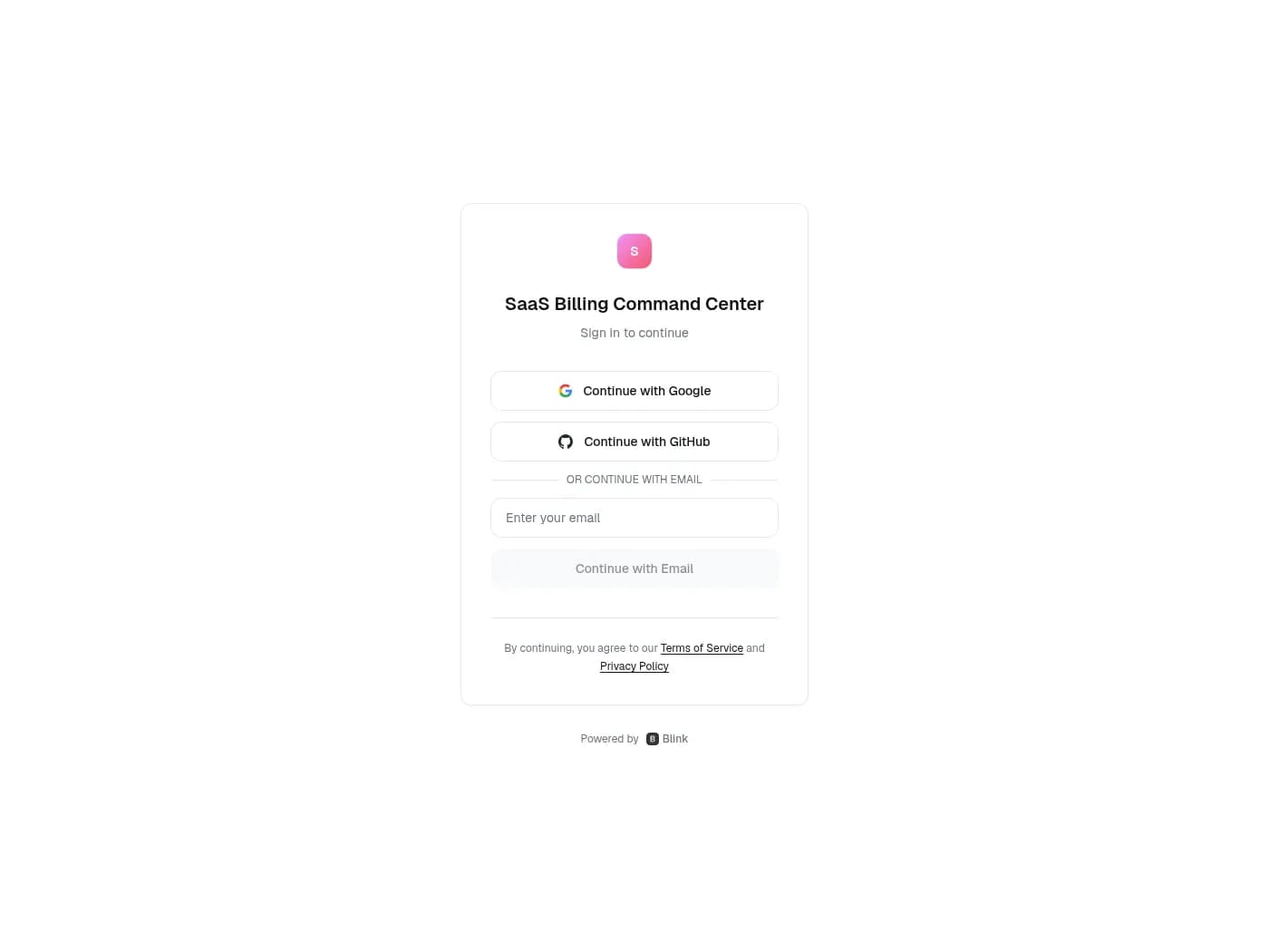 SaaS Billing Command Center