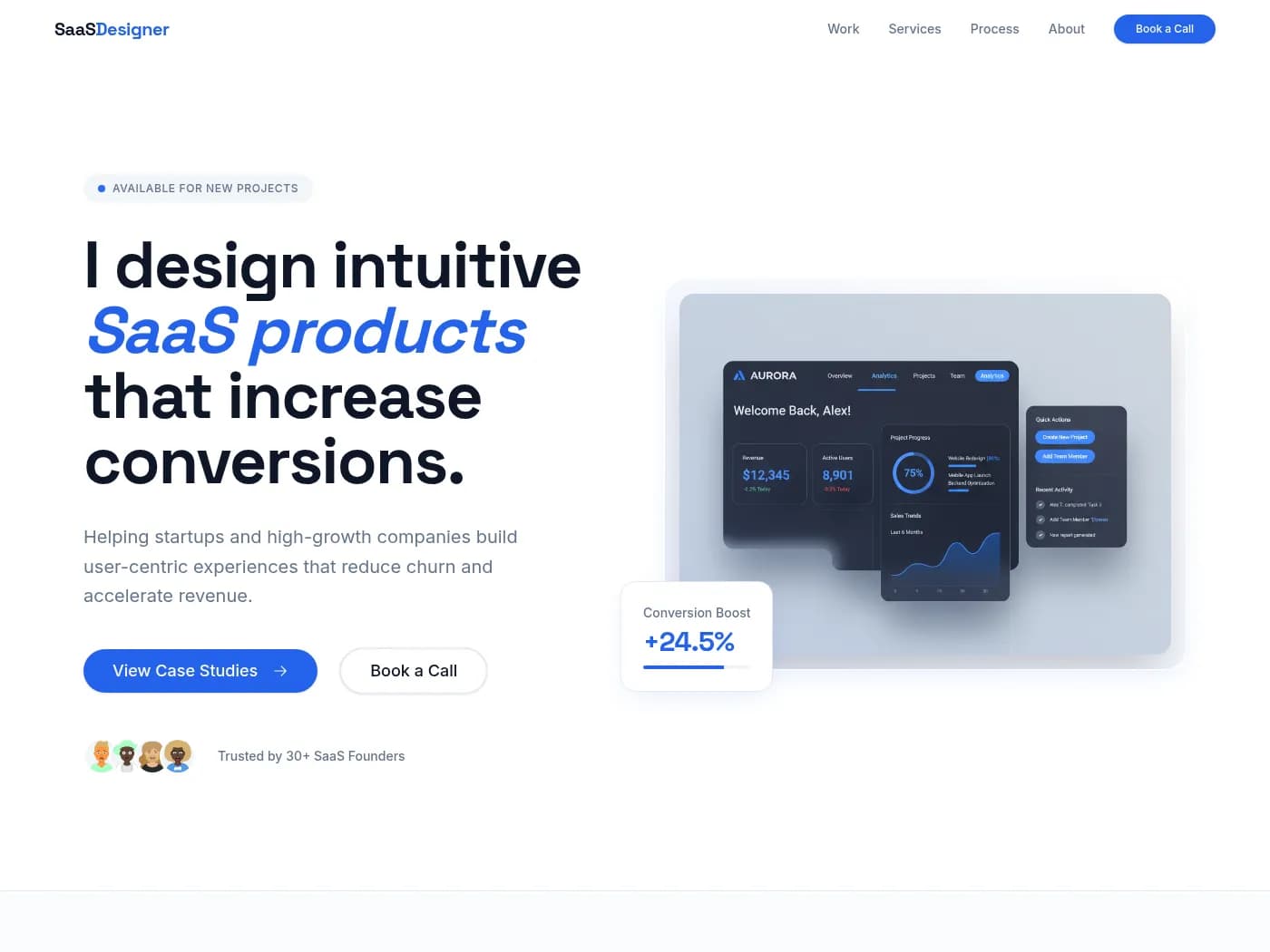 SaaS Designer Portfolio