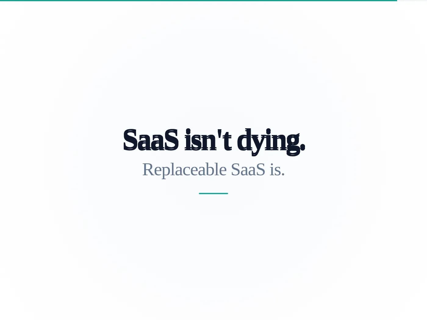 SaaS Essentialism Deck