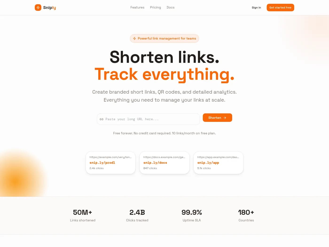 SaaS Shortener Starter