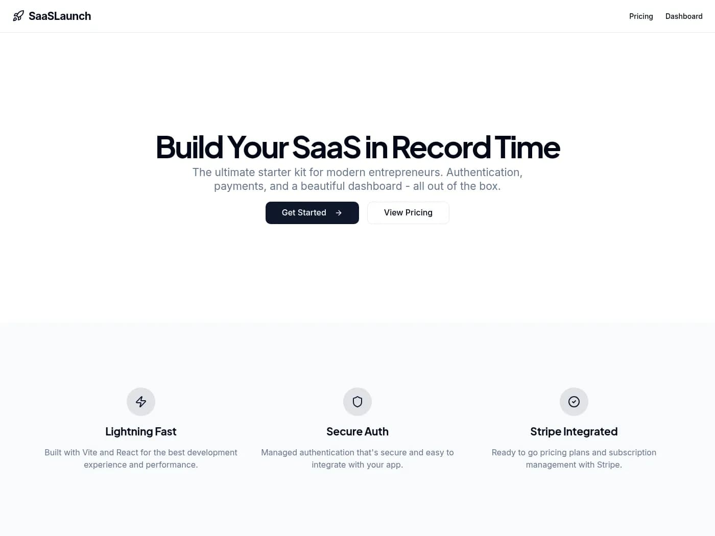 SaaS Starter Platform