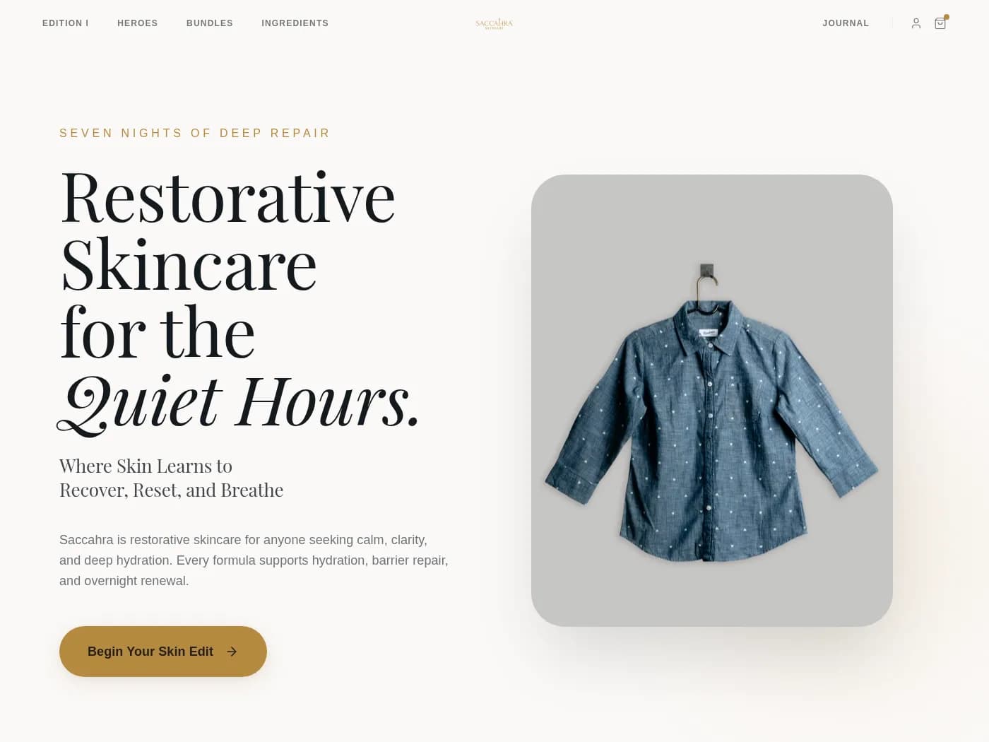 Saccahra Edition One