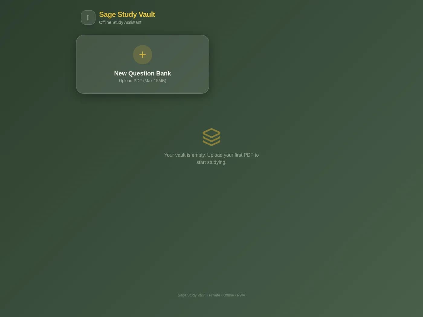 Sage Study Vault