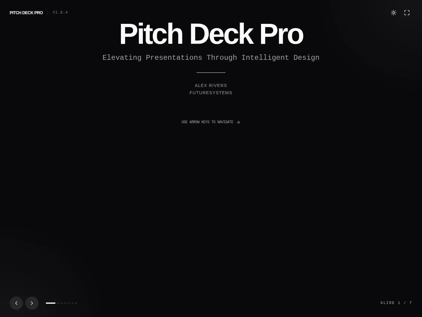 Pitch Deck Pro