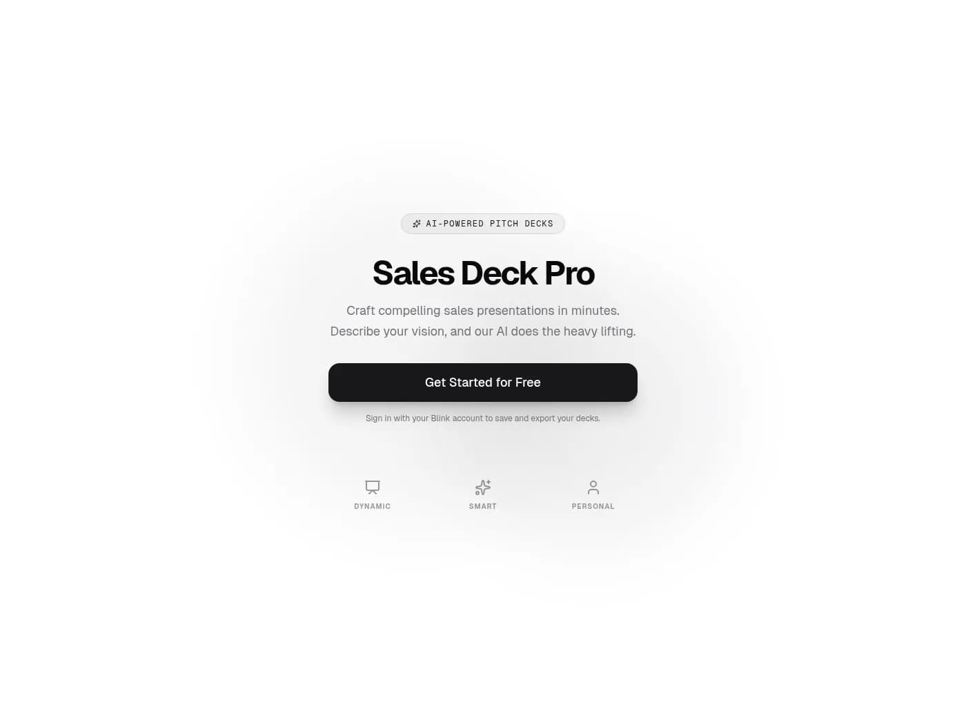 Sales Deck Pro