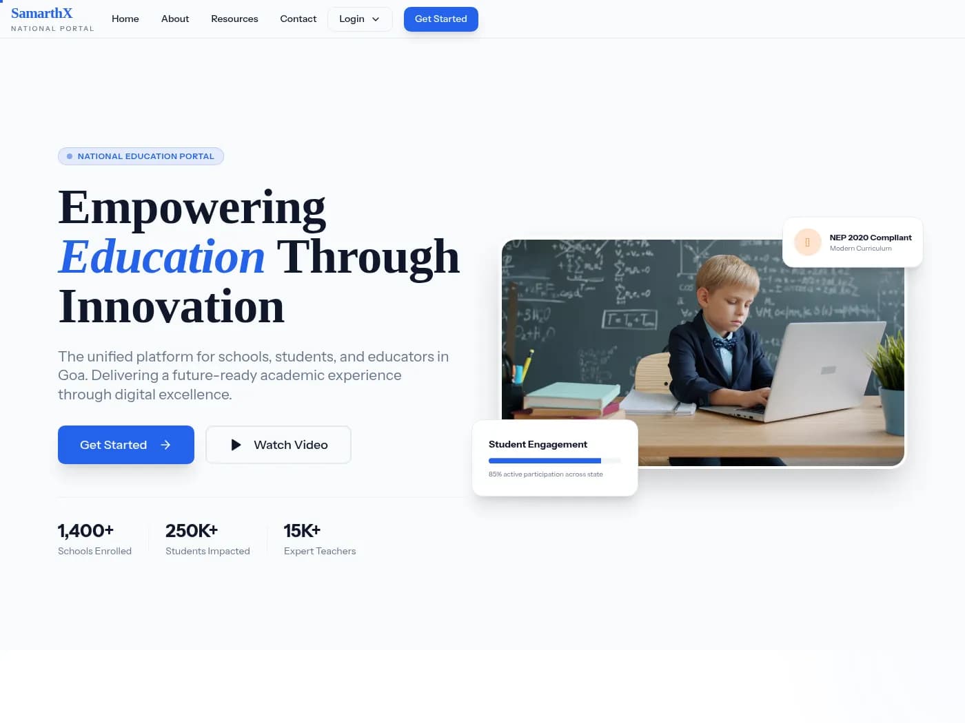 SamarthX Impactful UI