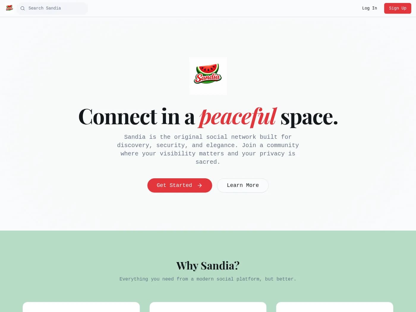 Sandia Social Network