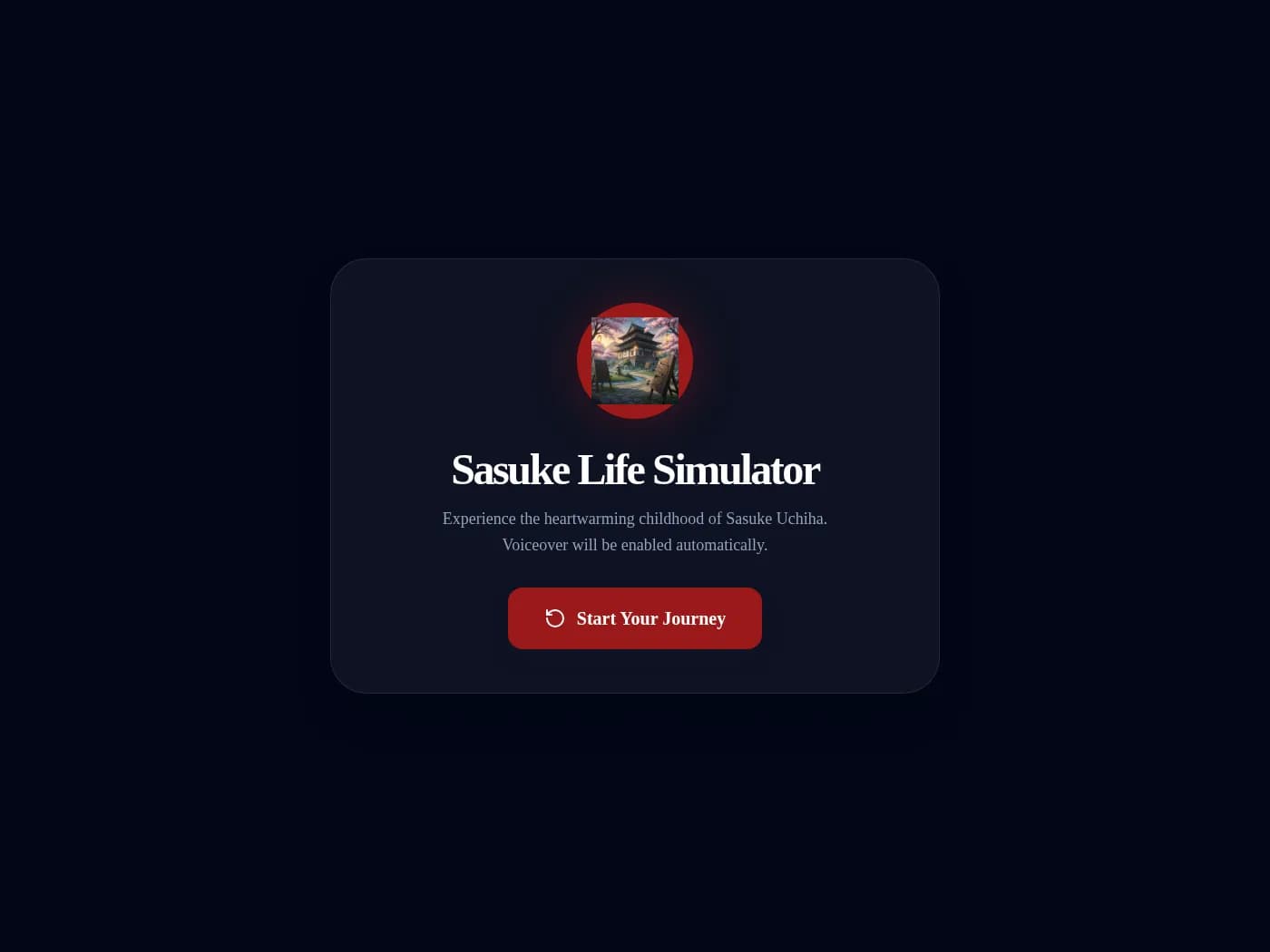 Sasuke Life Simulator
