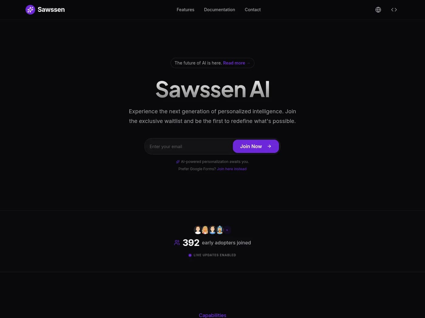 Sawssen AI Prelaunch