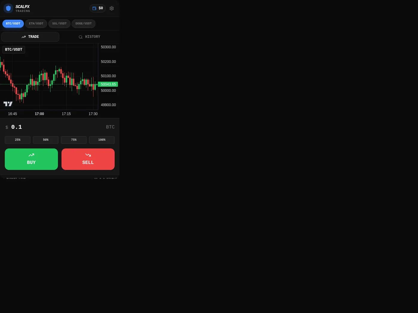 ScalpX Trading App
