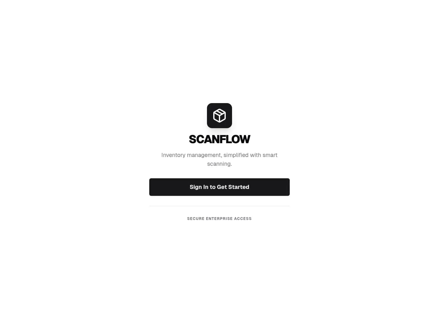 ScanFlow Inventory System