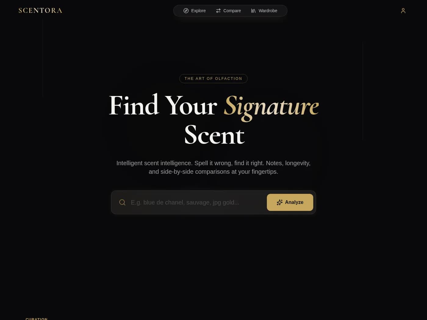 Scentora Luxury Fragrance Hub