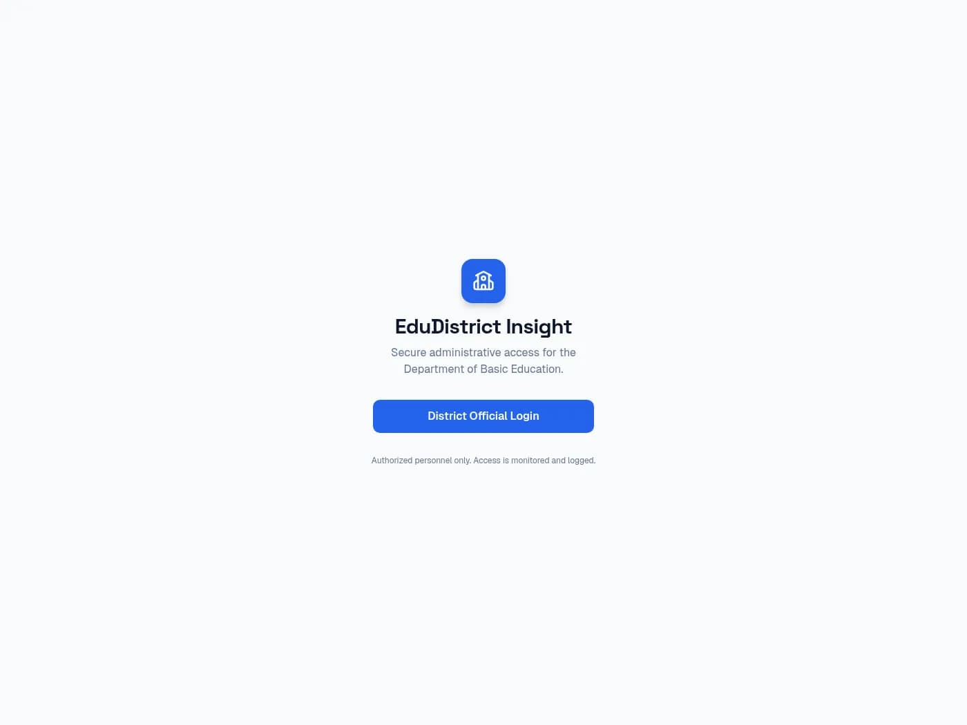EduDistrict Insight