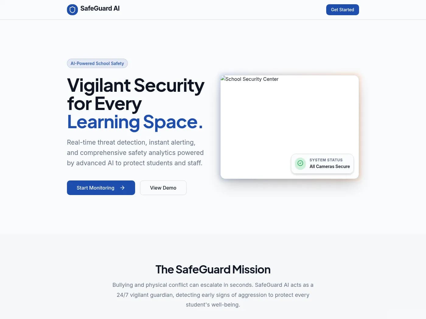 SafeGuard AI School Monitor