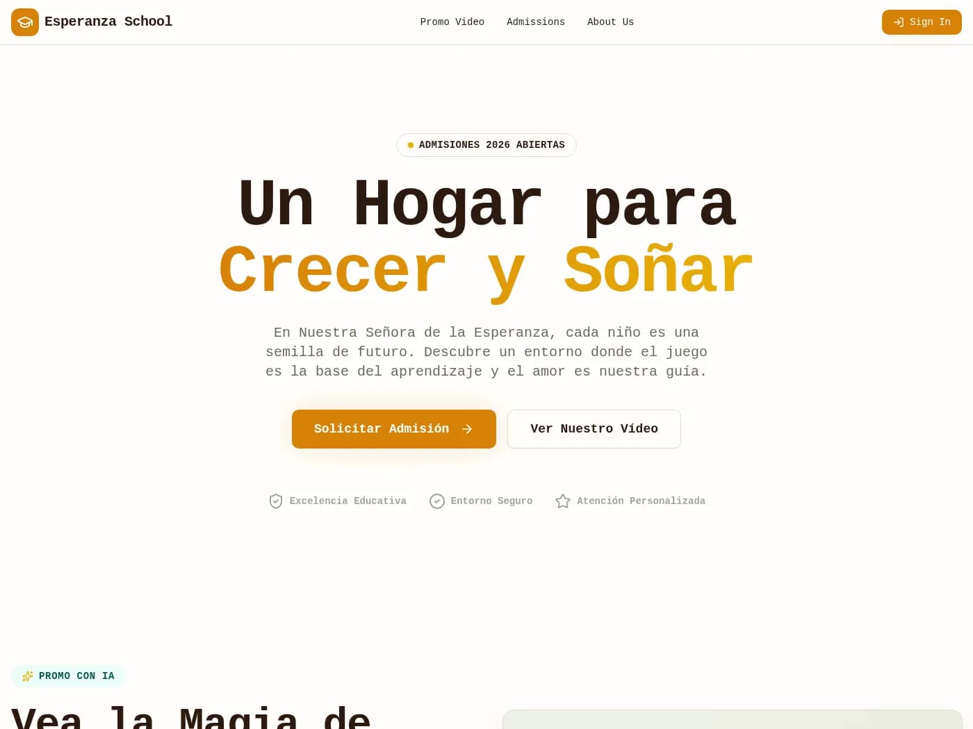 Esperanza School Promo