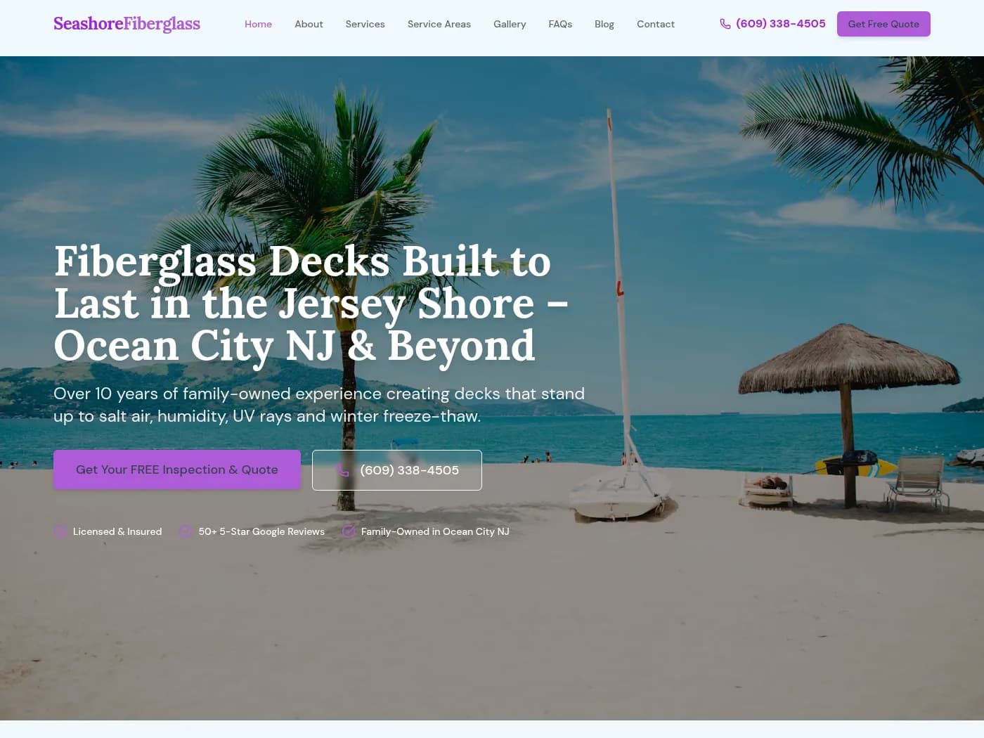 Seashore Decks Pro Site