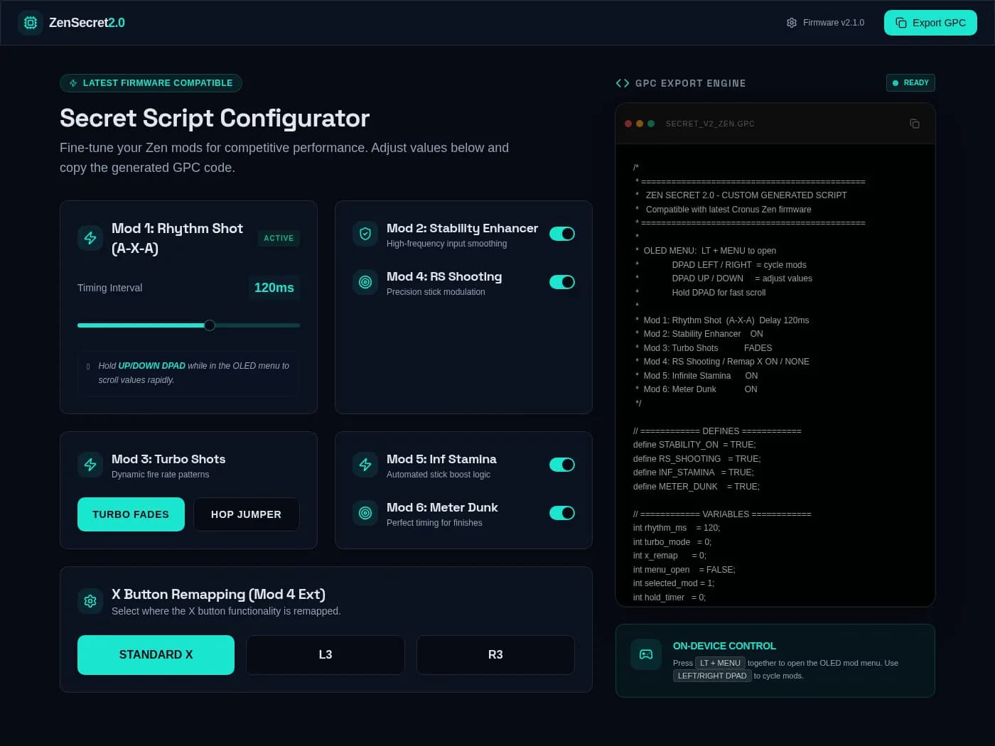 SecretScript Web App