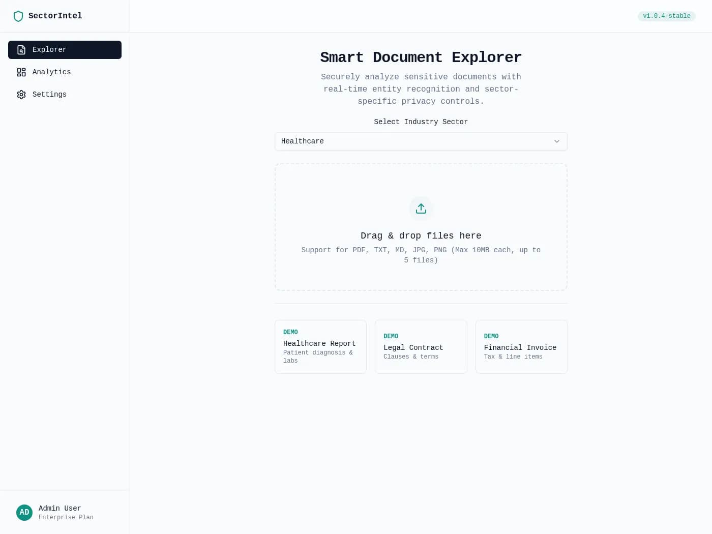 SectorIntel Doc Explorer