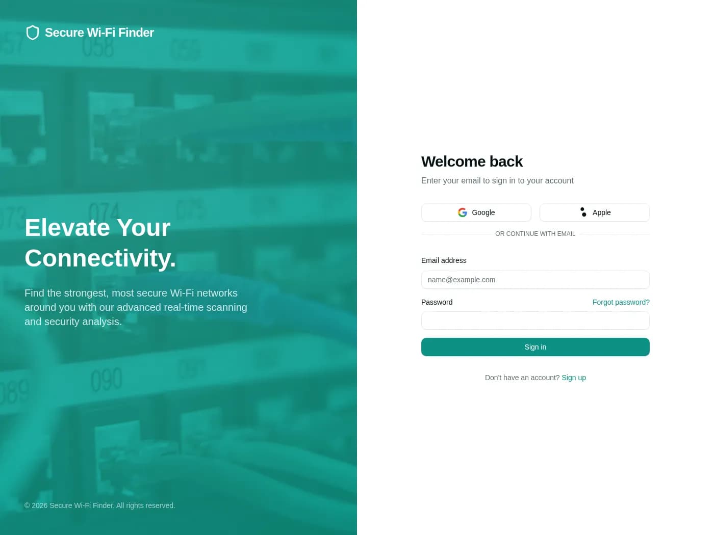 Secure Wi-Fi Finder