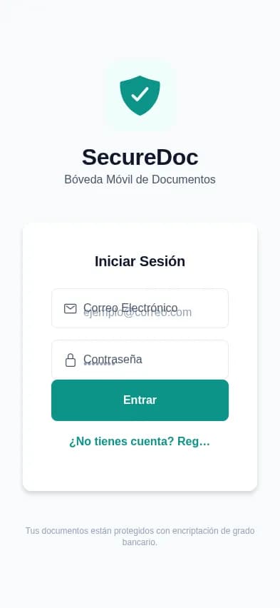 SecureDoc Mobile Vault