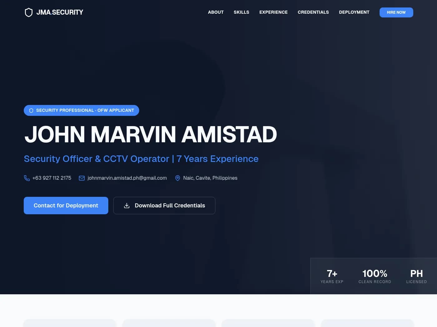 Security Pro Portfolio