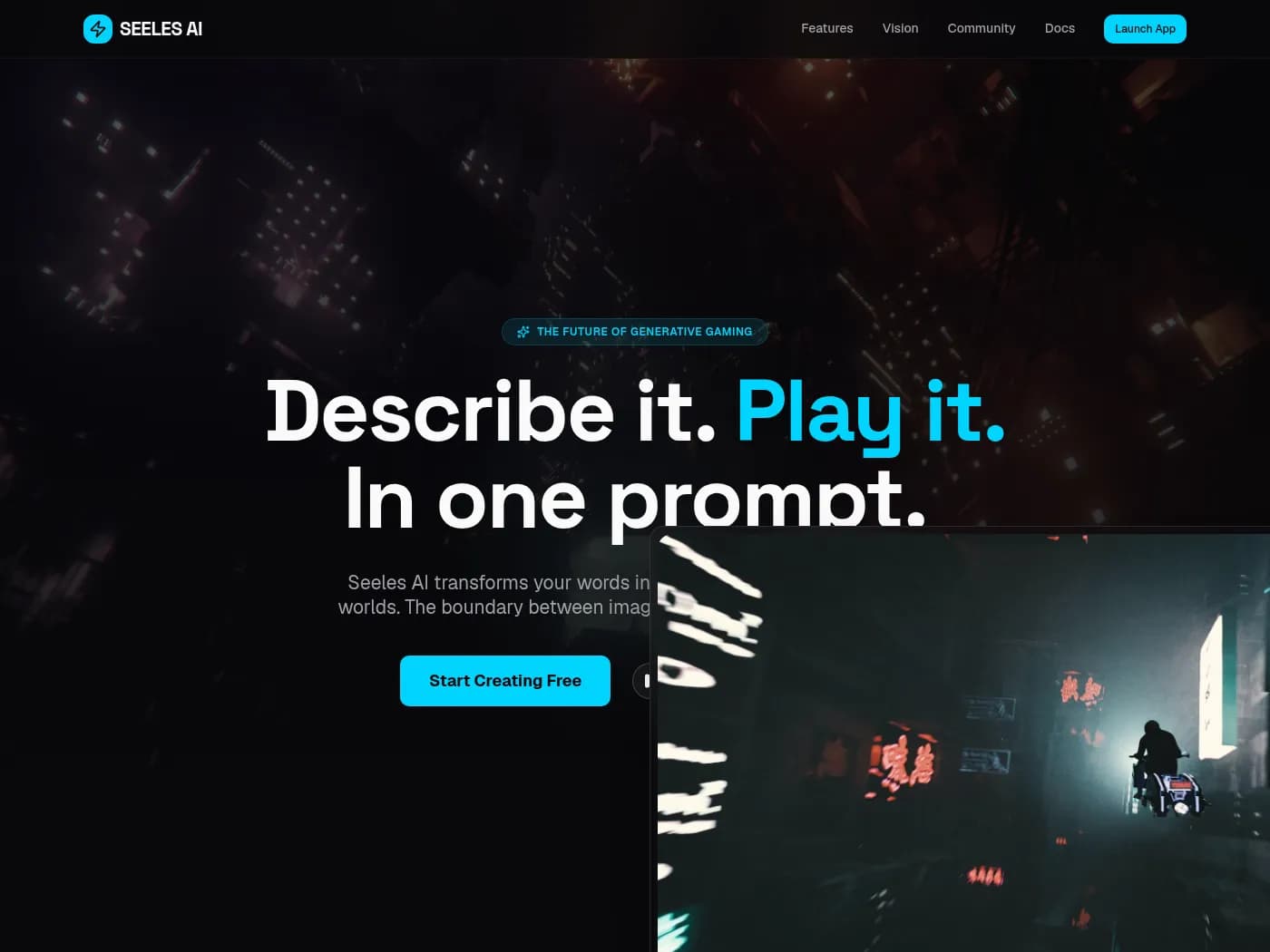 Seeles AI Landing