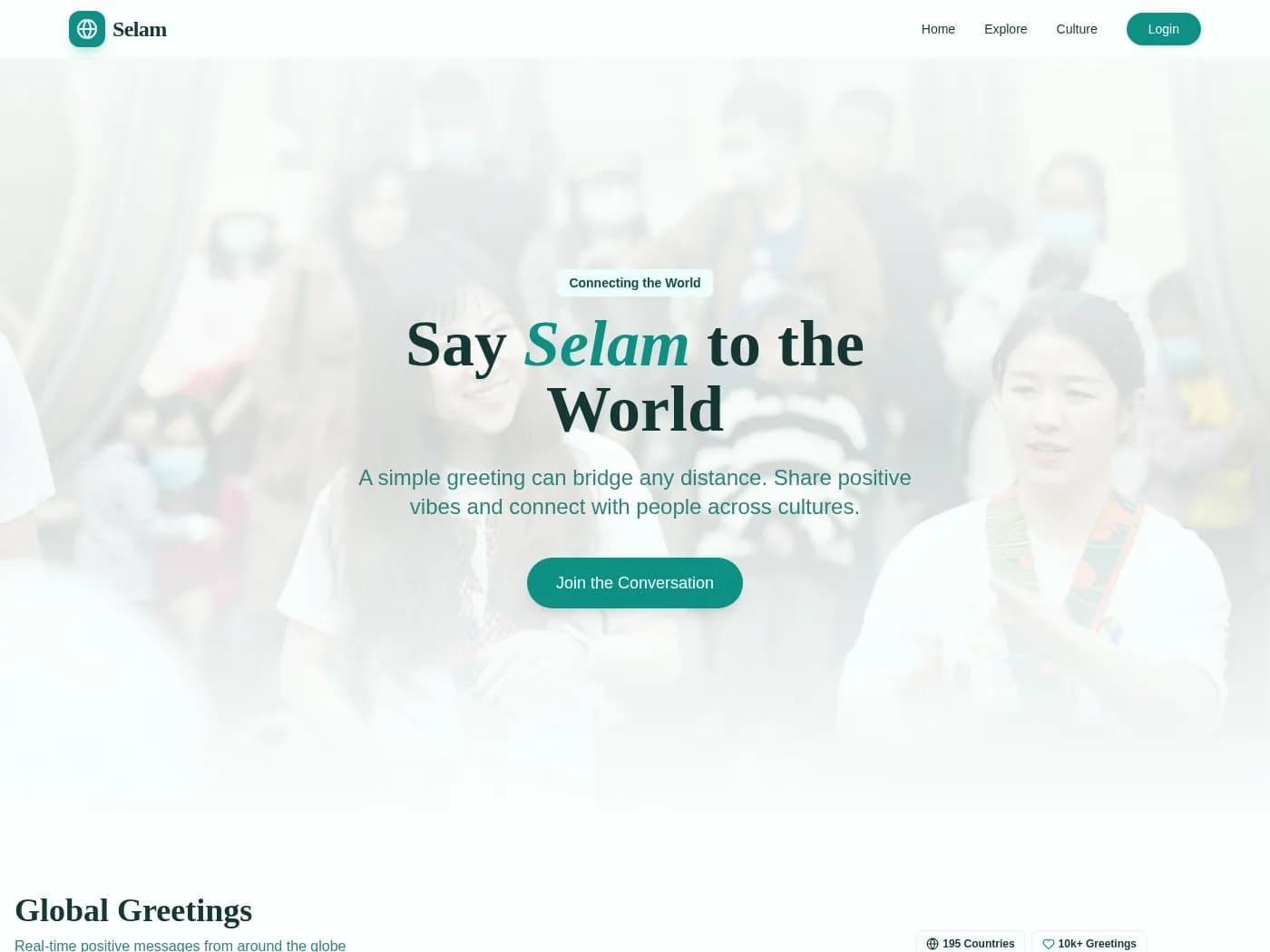 Selam Greeting App