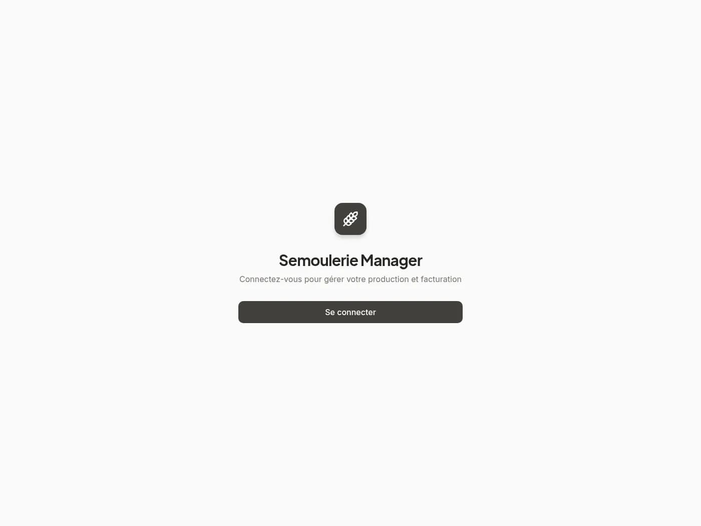 Semoulerie Manager