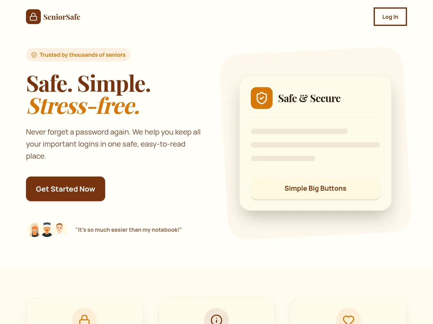 SeniorSafe Password Manager