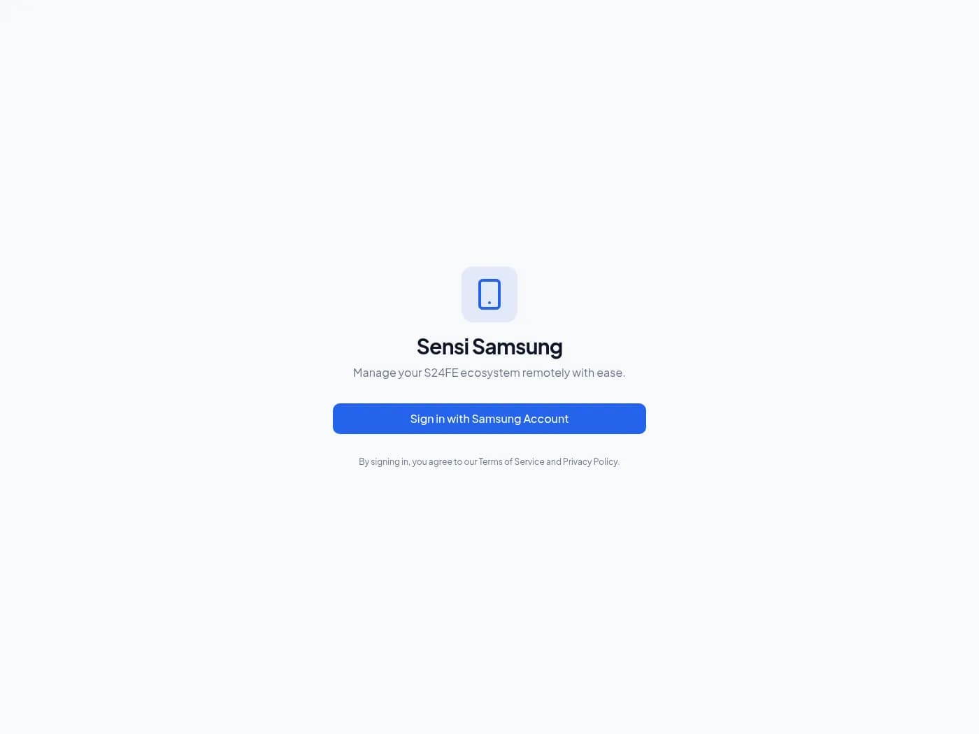 Sensi Controller for S24FE