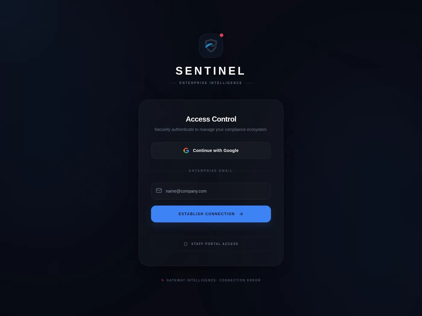 Sentinel Compliance Portal